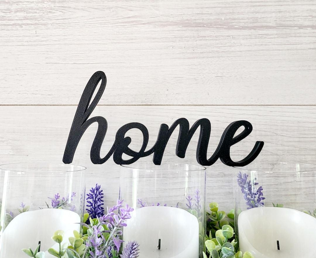 Freestanding Home Sign Modern Farmhouse Home Sign Minimalist Decor ...