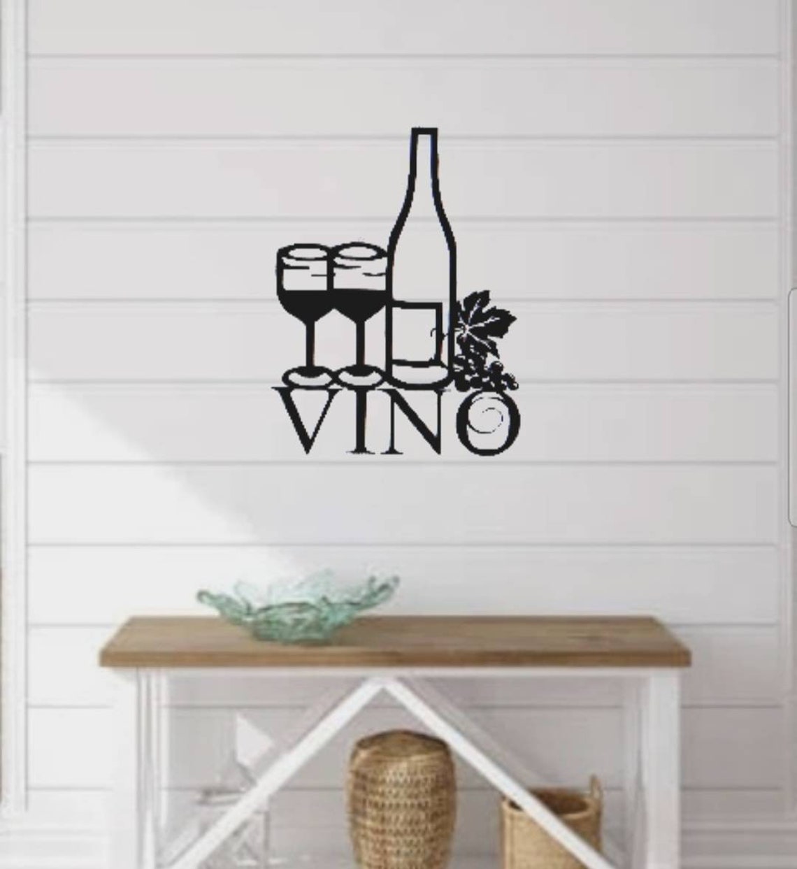 Wine Sign Metal Wine Glass Sign Wine Bottle Sign Kitchen - Etsy