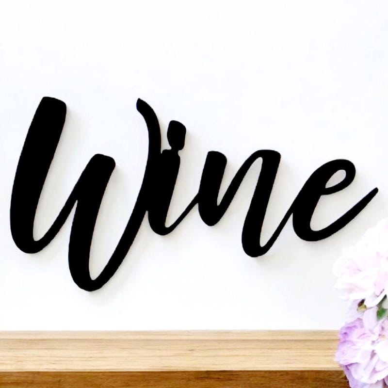 Wine Sign - Etsy