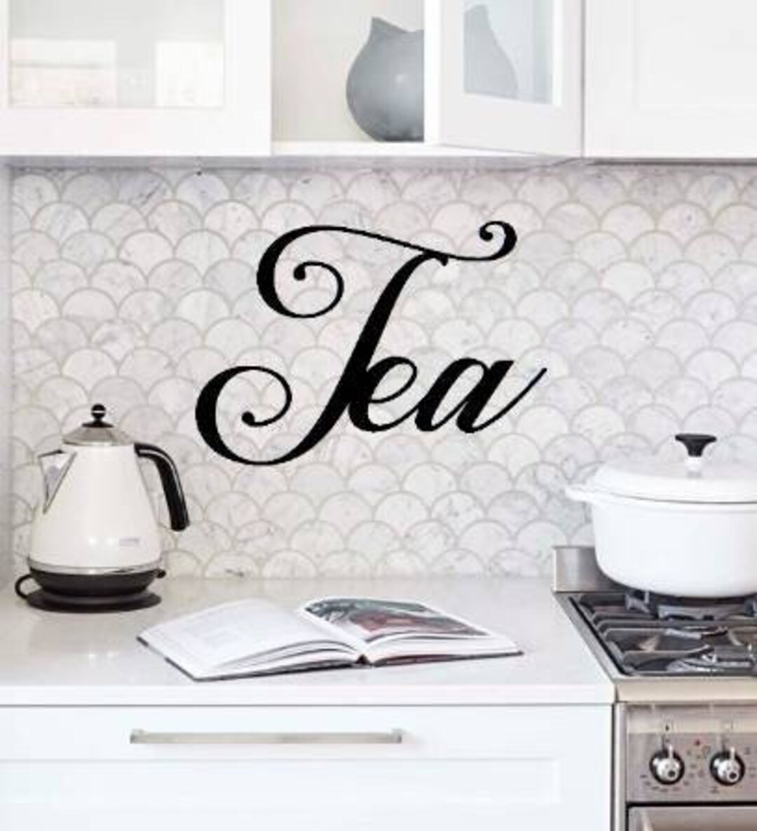Tea Sign Metal Tea Sign Kitchen Decor Tea and Coffee Bar Sign Tea ...