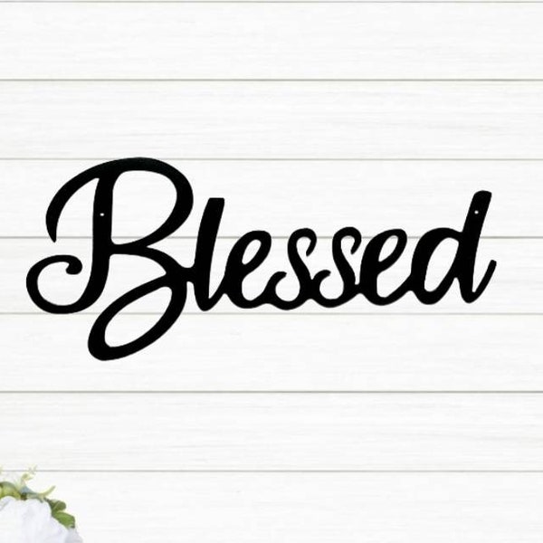 Blessed Sign - Etsy