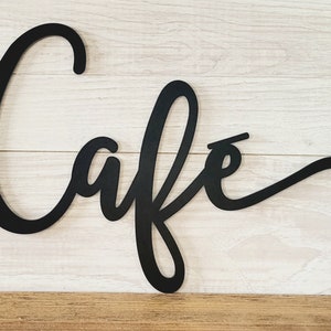 Café Sign | Coffee Bar Sign | Metal Cafe Sign | Metal Coffee Bar Sign ...