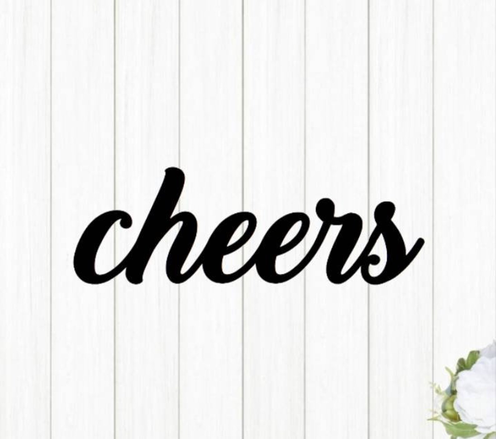 Cheers Sign Metal Cheers Sign Script Cheers Sign Script - Etsy