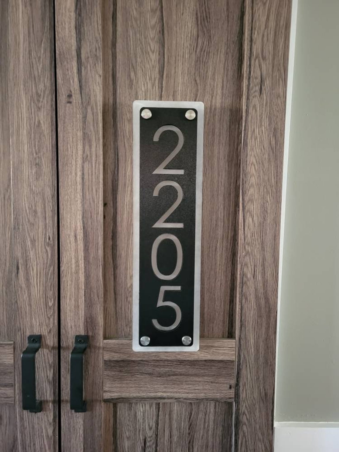 Vertical House Address Sign Modern House Numbers Acrylic - Etsy