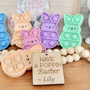 Easter Bunny Popper Favors | Class Easter Gift | Custom Pop Button ...