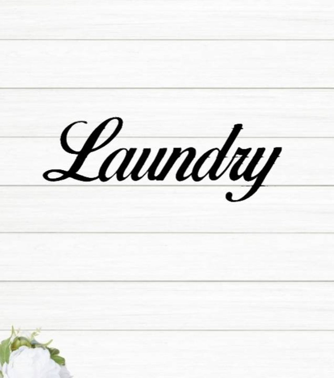 Laundry Room Sign Cursive Laundry Sign Script Laundry Sign - Etsy