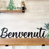 Benvenuti, Welcome Sign, Wedding Welcome Sign, Party Welcome Sign ...