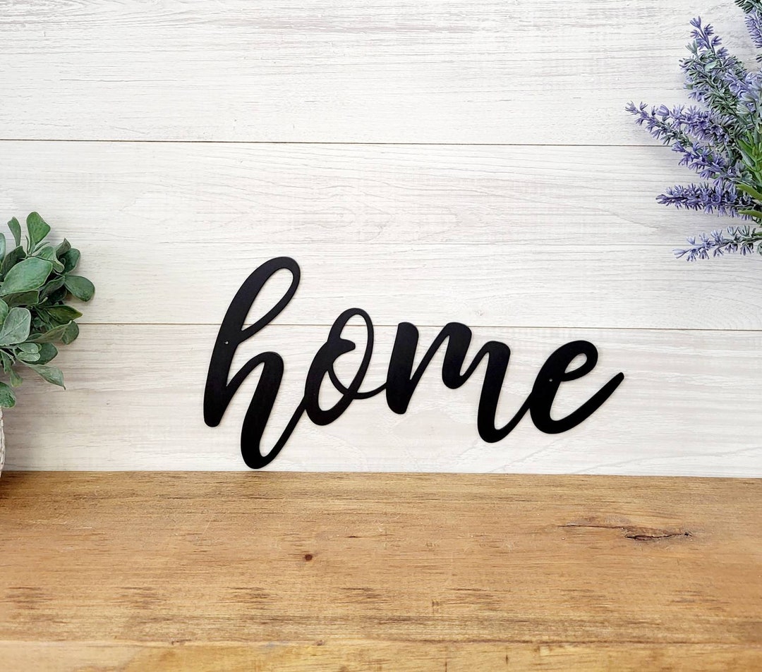 Home Sign Rustic Home Sign Farmhouse Wall Decor Home - Etsy