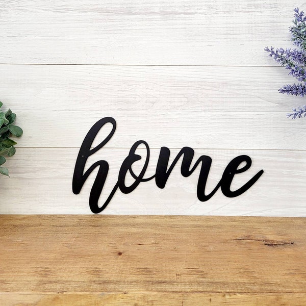 Metal Home Sweet Home Sign - Etsy