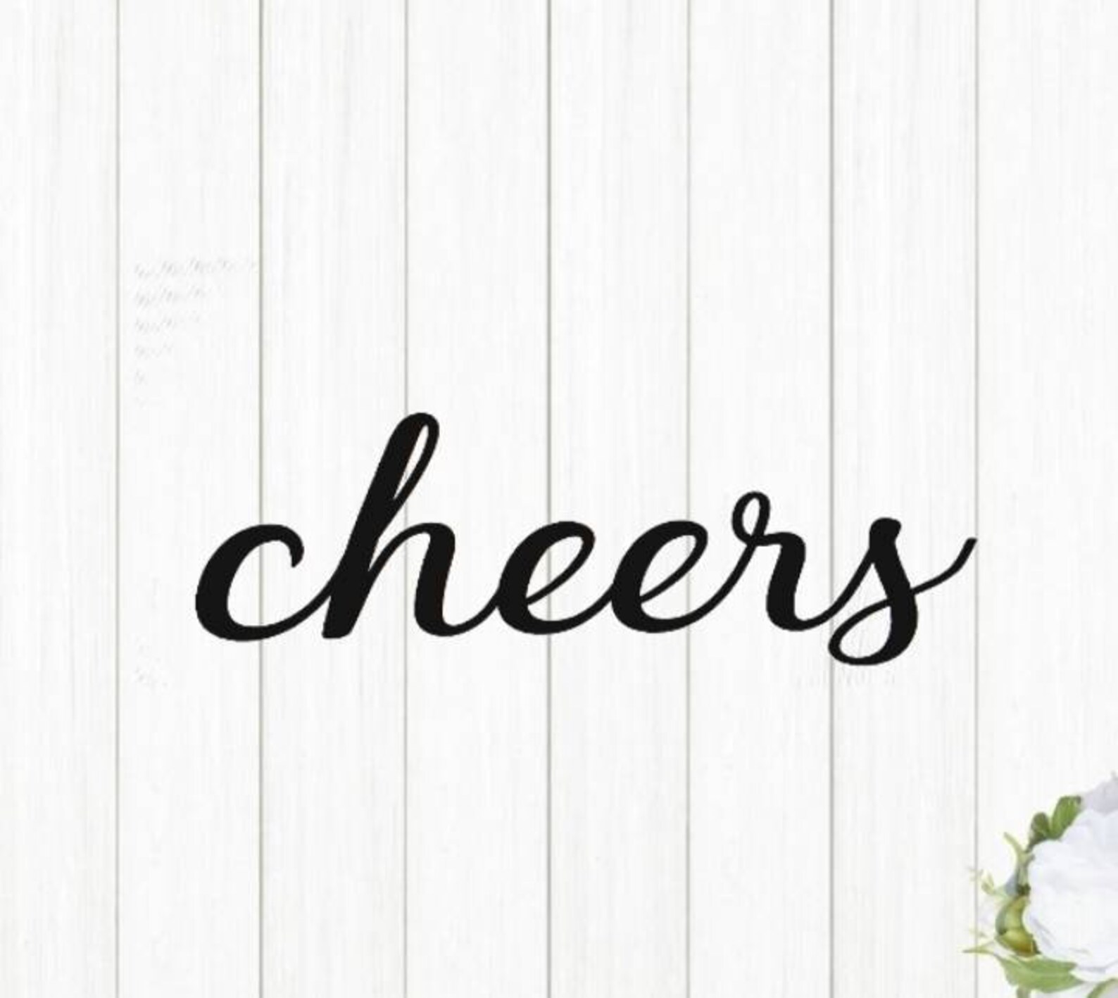 Cheers Sign Metal Cheers Sign Script Cheers Sign Script | Etsy