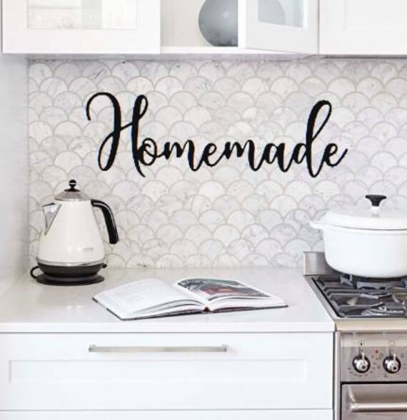 Homemade Farmhouse Kitchen Sign Home-made Metal Sign Rustic | Etsy