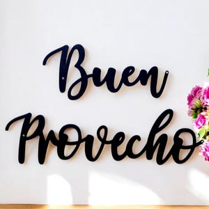 Buen Provecho Sign | Buen Provecho Metal Sign | Enjoy Your Meal ...