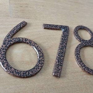 2 Inch Modern Mailbox Numbers | Metal Address Numbers and Letters ...