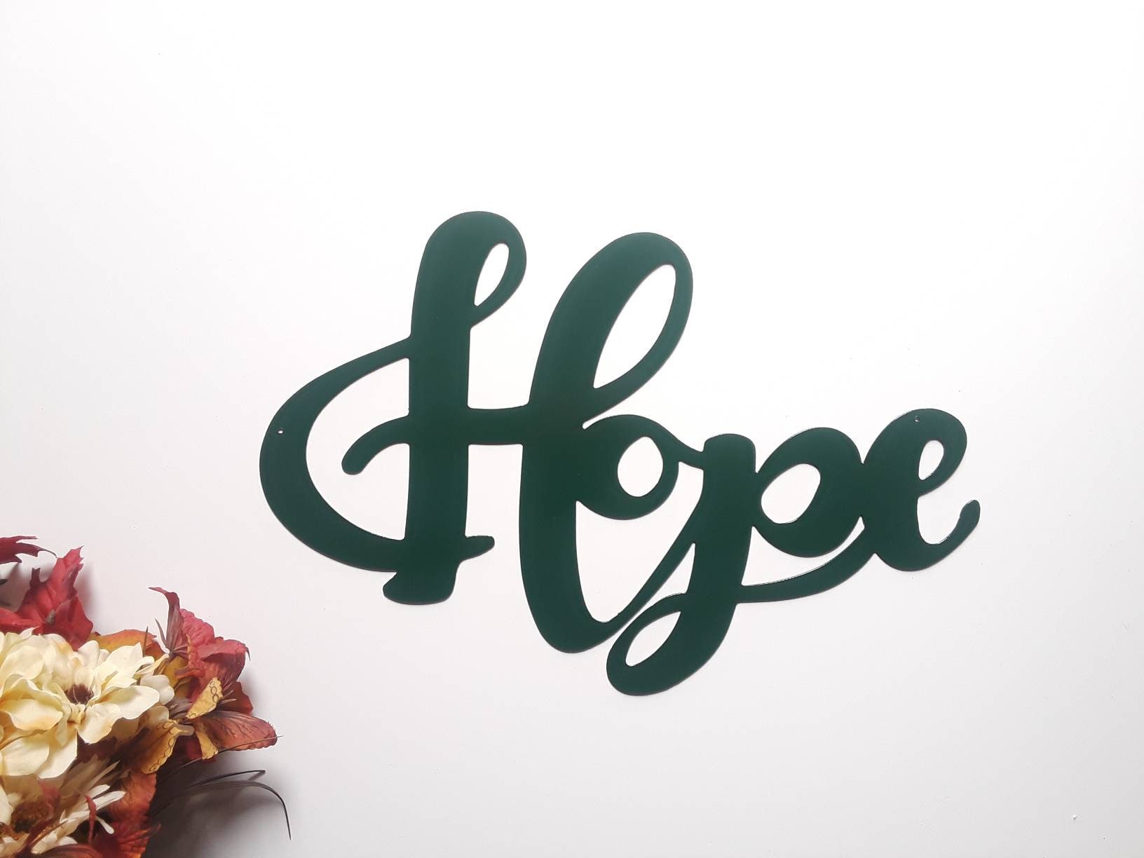 Faith Hope & Love Metal Sign Set of 3 Signs Faith Sign - Etsy