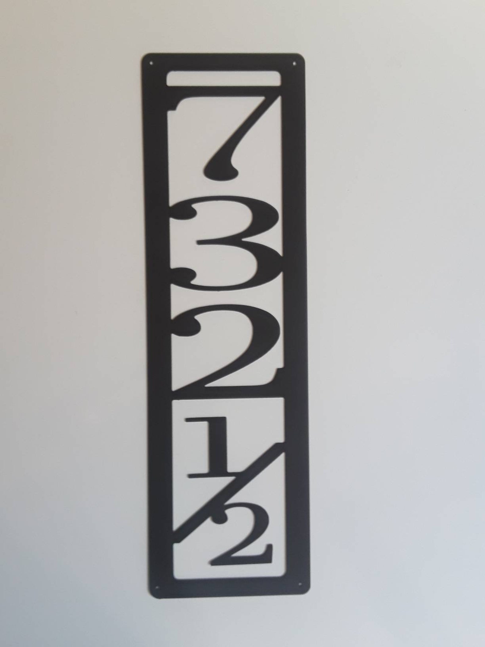 Large Vertical Address Sign House Number Sign Industrial - Etsy