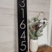 Vertical House Address Sign Modern House Numbers Acrylic Address Sign ...