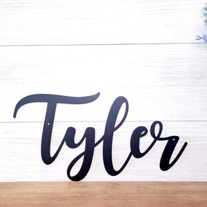 Custom Name Sign | Metal Name Sign | Kids Room Sign | Nursery Room ...