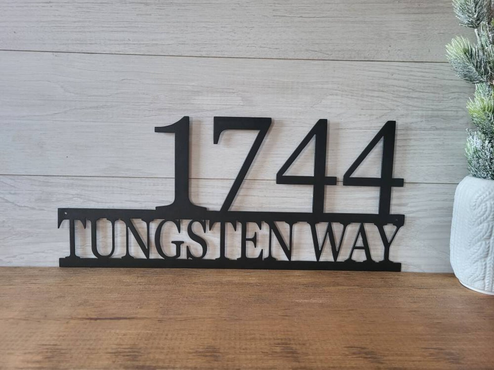 Custom Address Sign Modern House Numbers Street Name Sign - Etsy