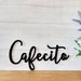 Cafécito Sign Metal Coffee Bar Sign Spanish Cafecito Sign Metal Coffee ...