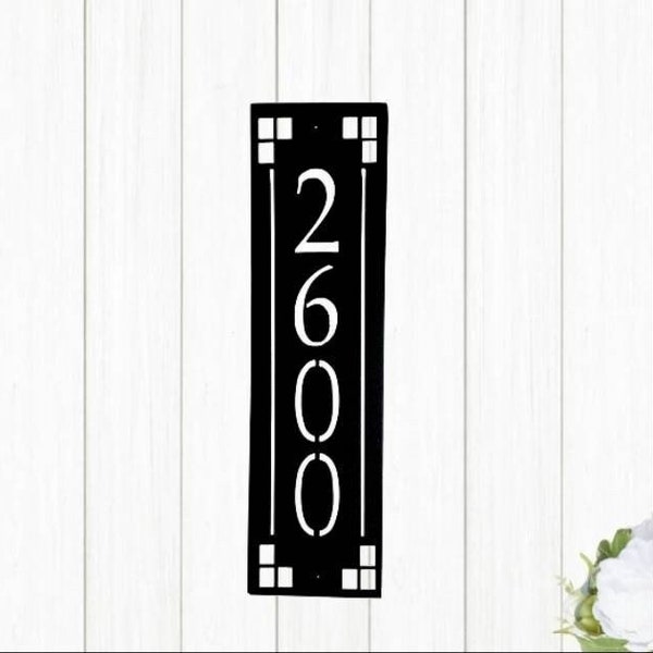 Craftsman Address Plaque - Etsy