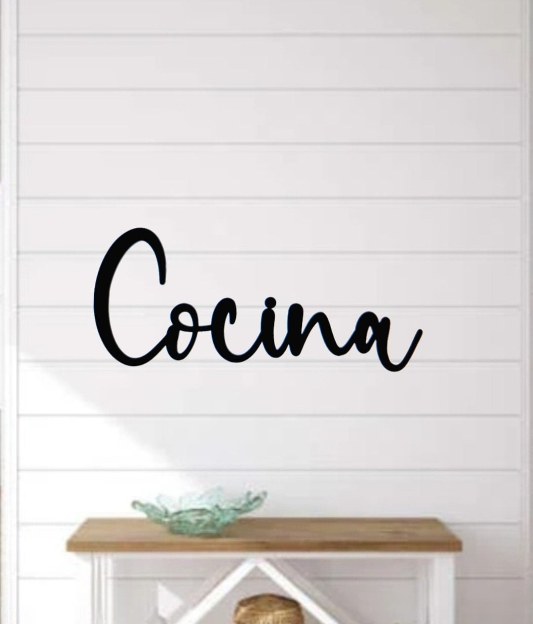 Cocina Sign Cocina Metal Sign Homemade Sign Spanish Kitchen Decor ...