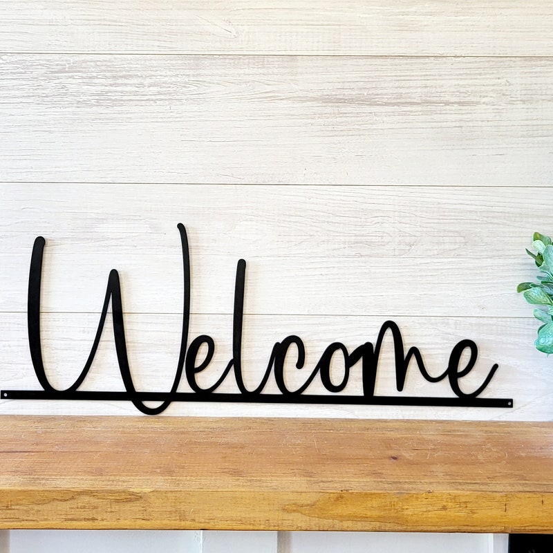 Foyer Welcome Sign - Etsy