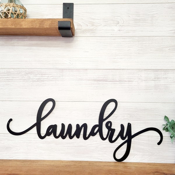 Laundry Room Metal Decor - Etsy