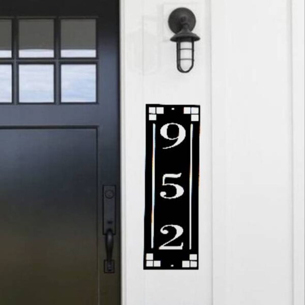 Mission Style House Numbers - Etsy