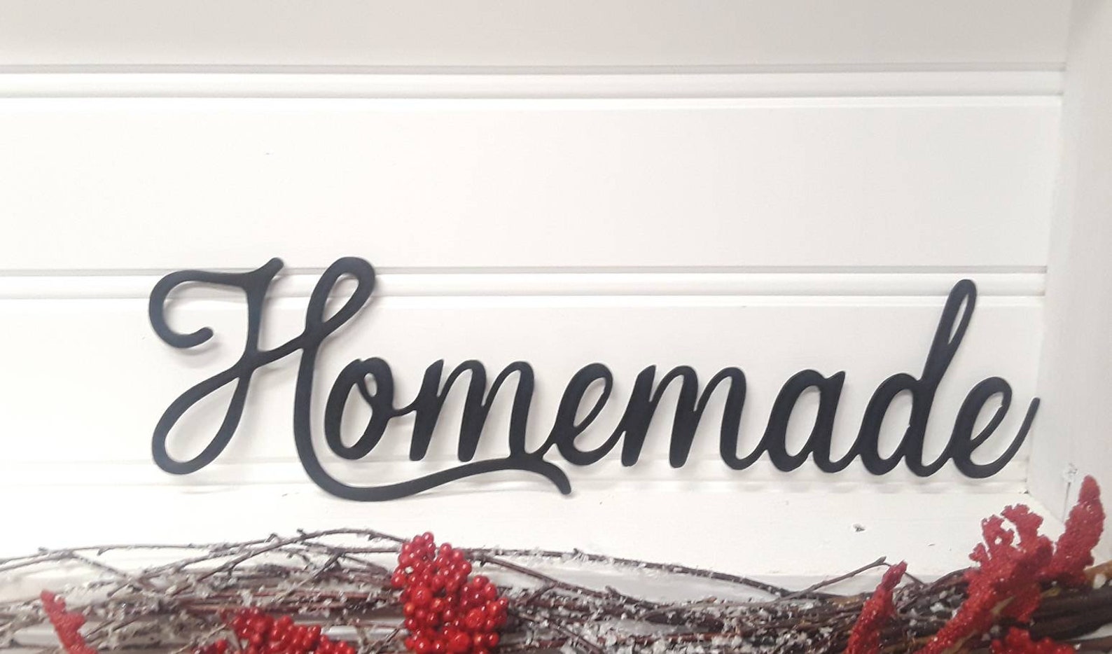Homemade Farmhouse Kitchen Sign Home-made Metal Sign Rustic - Etsy