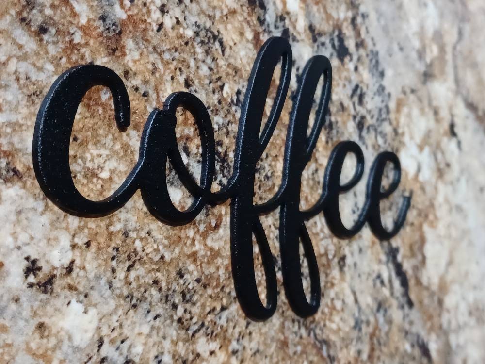 Coffee Bar Sign Kitchen Decor Metal Art Metal Coffee Bar - Etsy