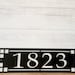 Craftsman Horizontal Address Sign | Arts and Craft House Numbers ...