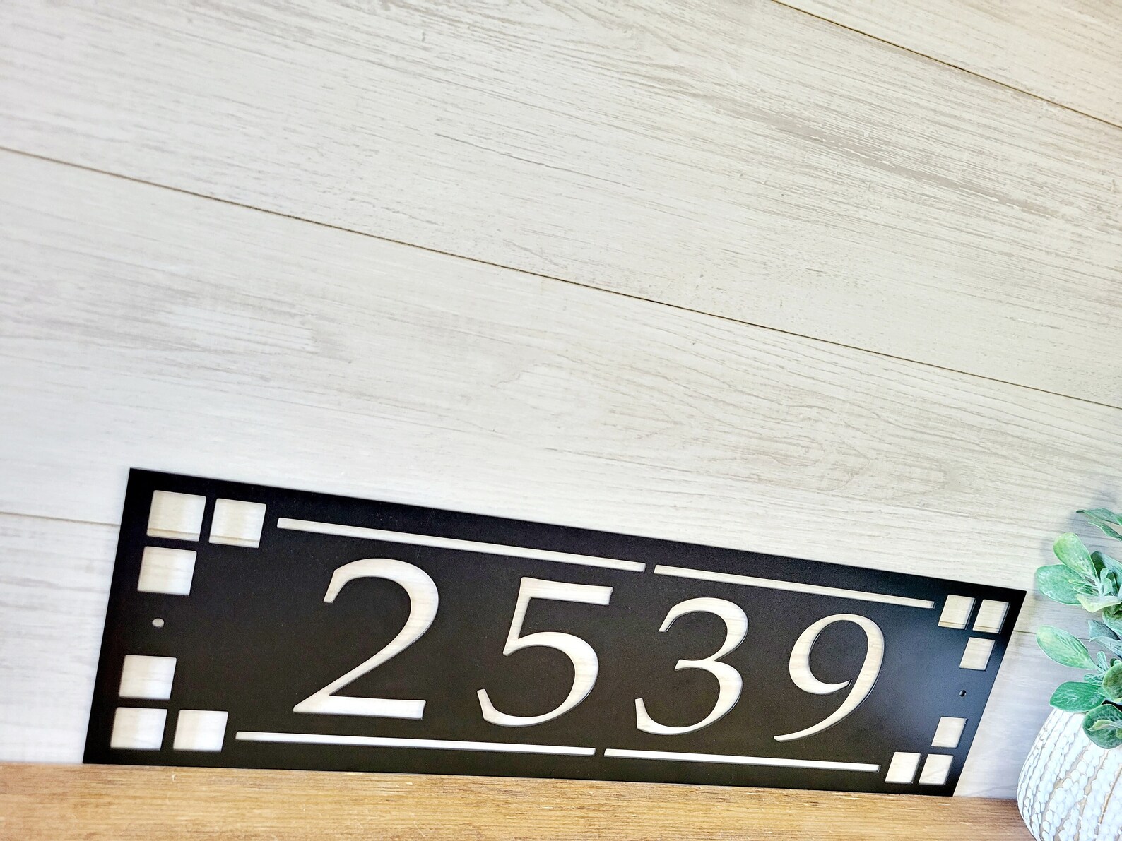 Arts and Craft Address Sign | Craftsman Address Plaque | Mission Style ...
