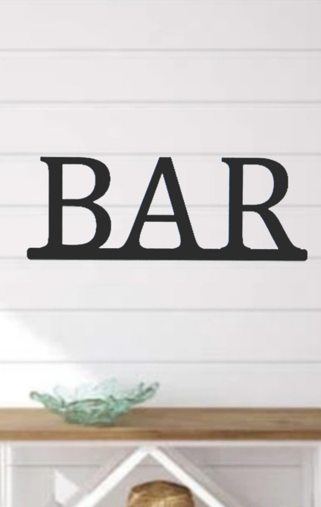 Bar Sign Steel Bar Sign Metal Bar Sign Bar Script Word - Etsy