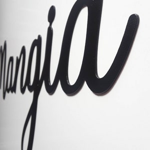 Mangia Sign | Mangia Metal Sign | Eat Sign | Mangia Tutti | Kitchen ...
