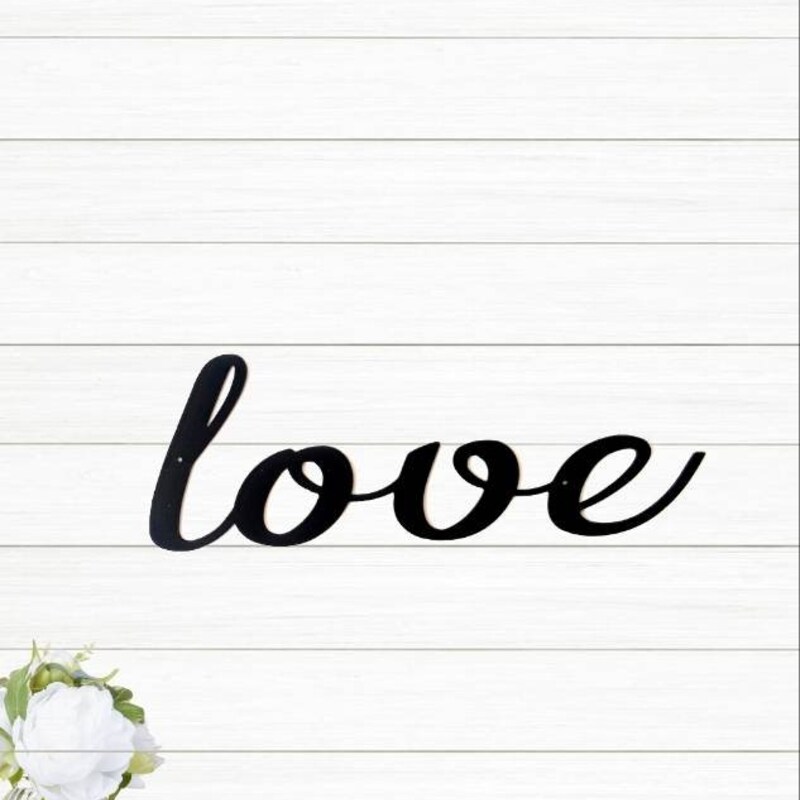 Love Metal Sign - Etsy