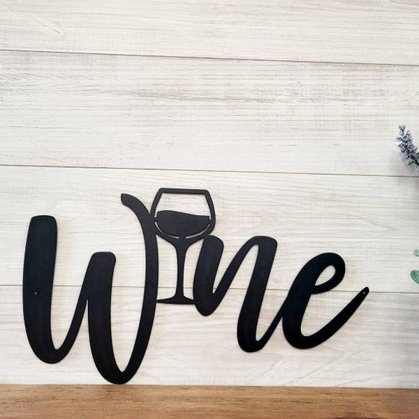 Red Wine Sign - Etsy