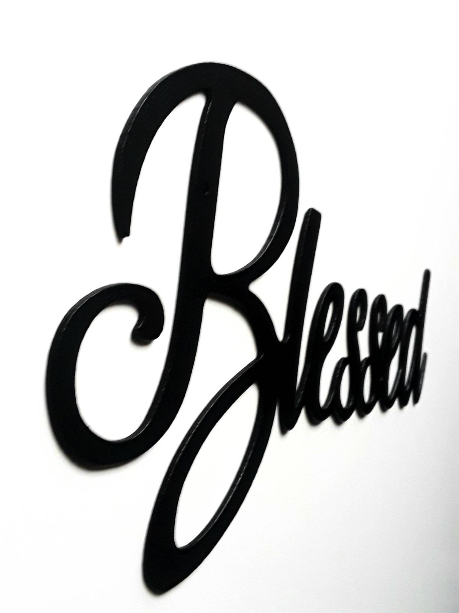 Thankful Grateful Blessed Signs Metal Thankful Sign | Etsy