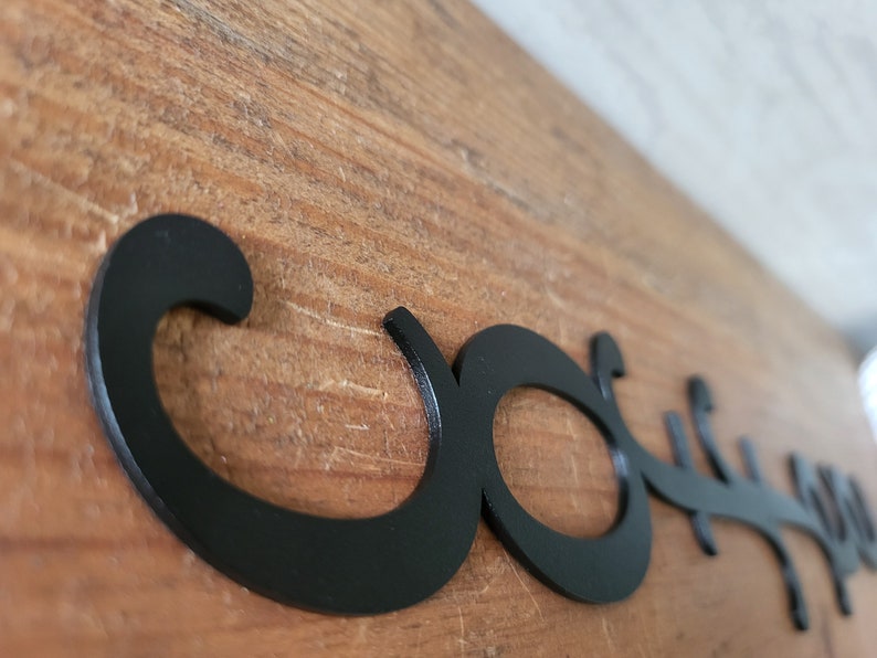 Vertical Coffee Bar Sign | Kitchen Decor | Coffee Metal Art | Metal ...
