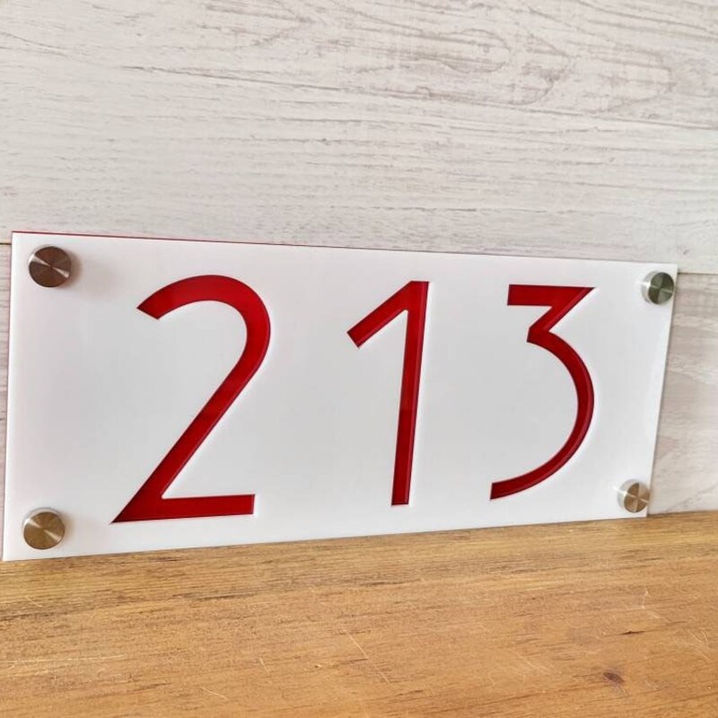 Vertical House Numbers - Etsy