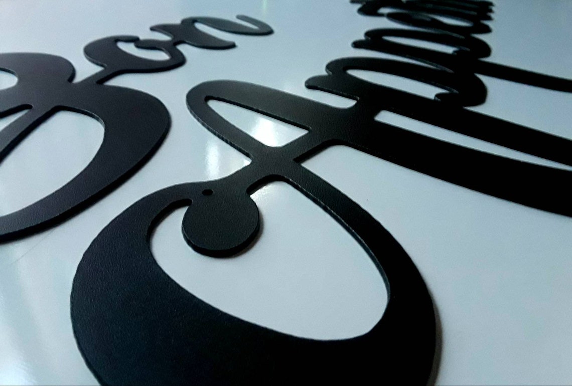 Bar Sign Cursive Bar Sign Metal Cursive Bar Sign Bar | Etsy