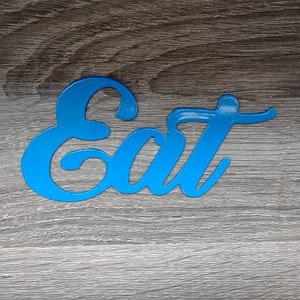 Eat Sign | Cursive Eat Sign | Metal Eat Sign | Farmhouse Style Home ...