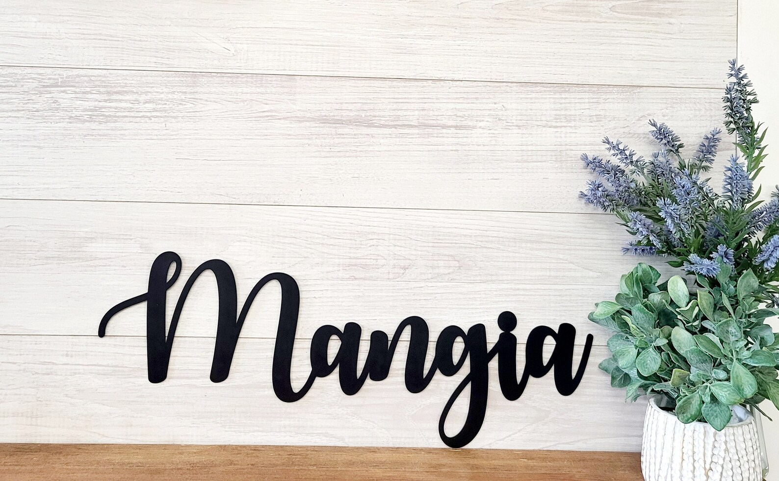 Mangia Sign | Mangia Metal Sign | Italian Kitchen Decor | Eat Sign ...