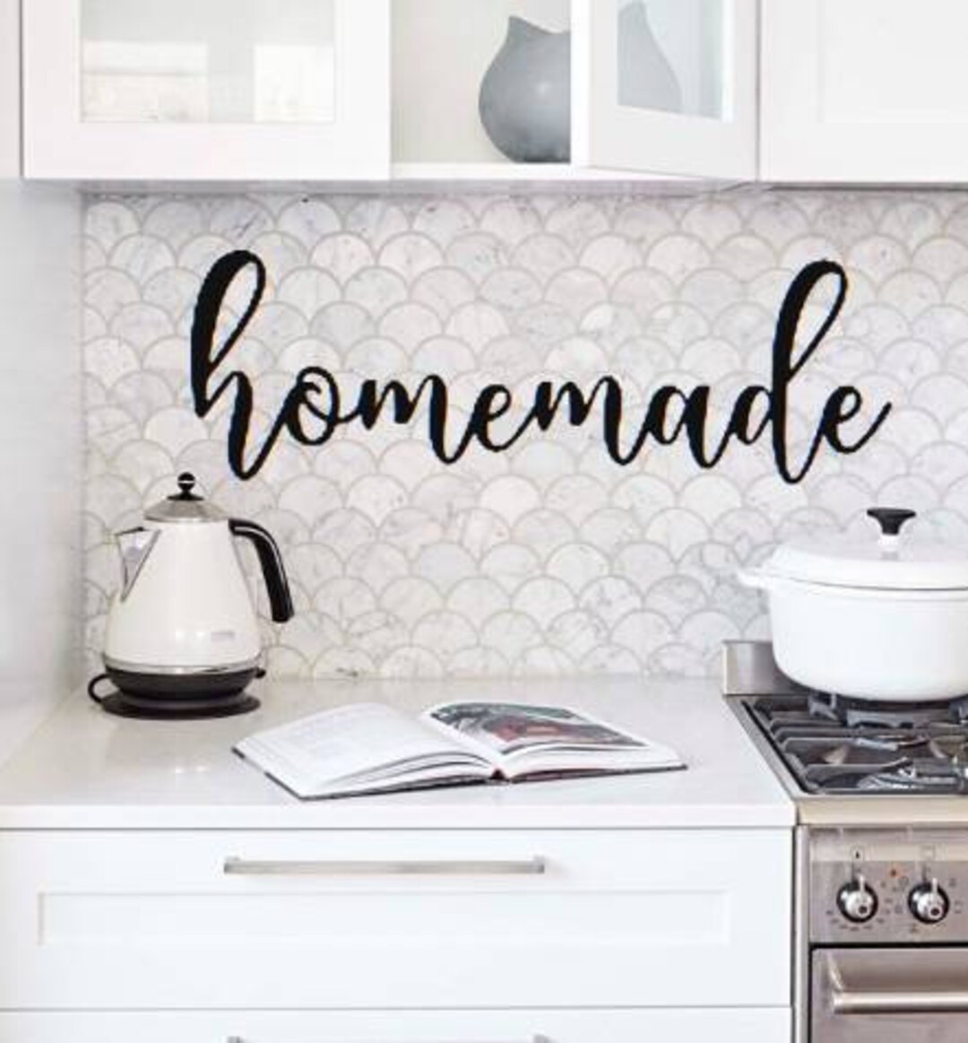 Homemade Farmhouse Kitchen Sign Home-made Metal Sign Rustic - Etsy