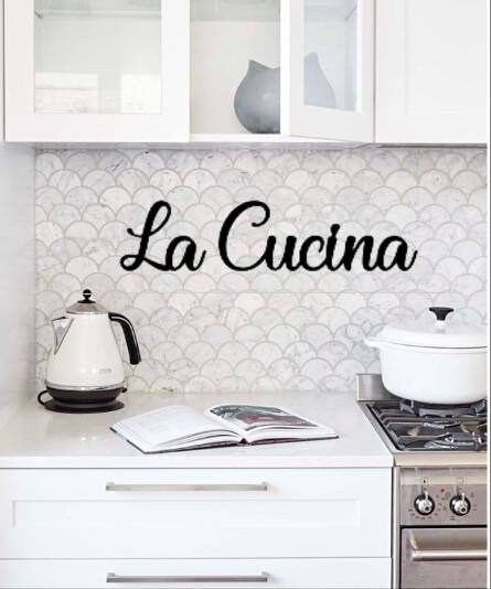 La Cucina Sign La Cucina Metal Sign Homemade Sign - Etsy