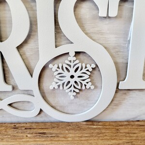 Merry Christmas Metal Sign, Holiday Wall Art Decor, Christmas ...