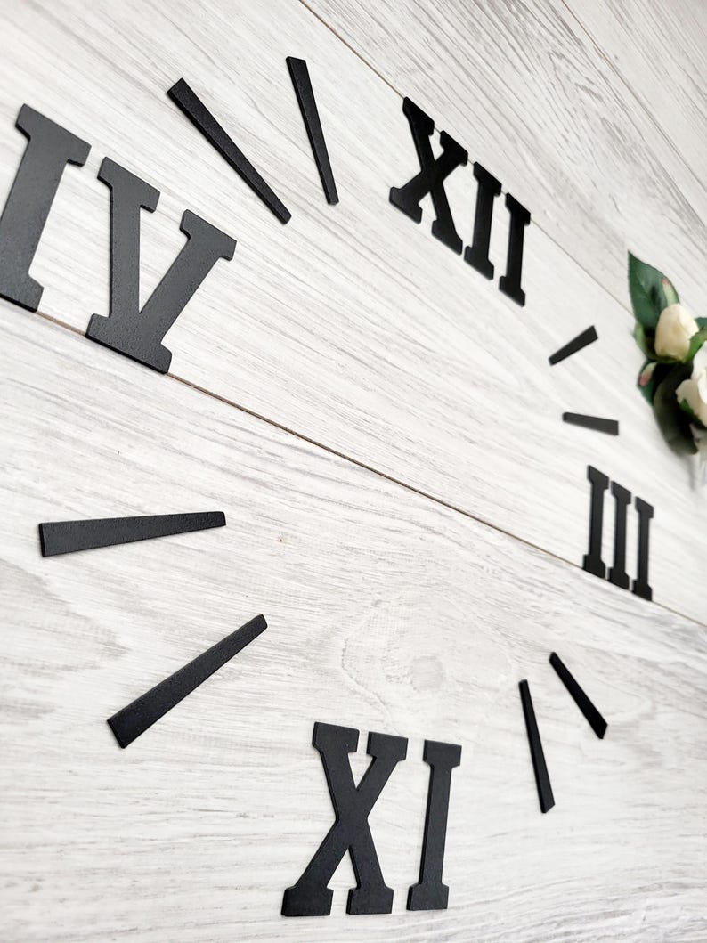 2 Inch Roman Numeral Clock Numbers | Roman Numeral Numbers | DIY Clock ...