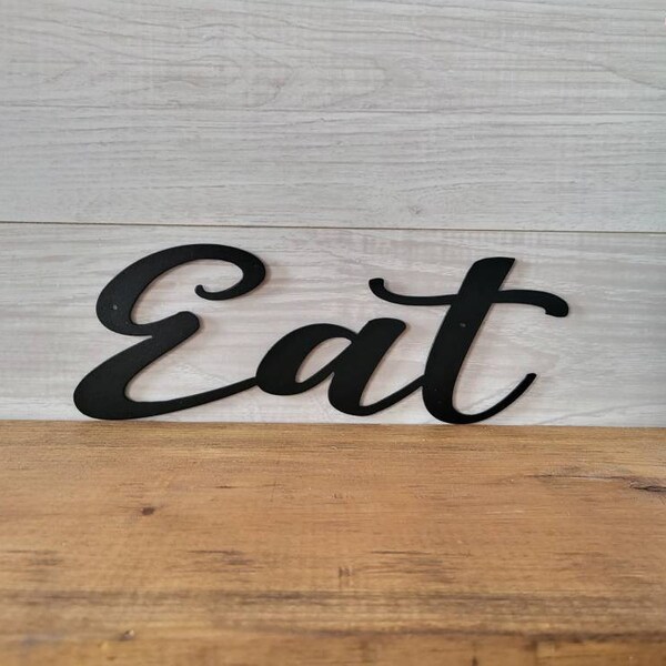 Eat Kitchen Sign - Etsy