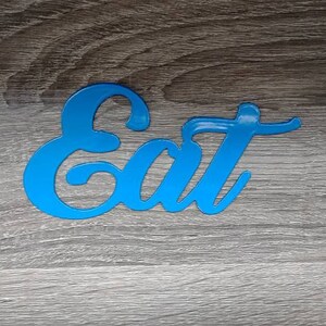 Eat Sign Cursive Eat Sign Metal Eat Sign Farmhouse Style - Etsy