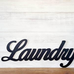 Laundry Room Sign | Cursive Laundry Sign | Script Laundry Sign ...