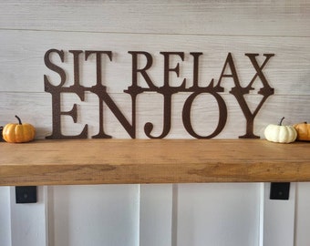 Welcome Sign Cursive Welcome Sign Metal Wall Sign Custom Metal - Etsy